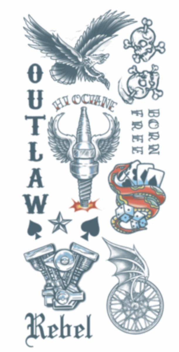 Tinsley Tattoo FX Outlaw Character Tattoos – Behind The Mask