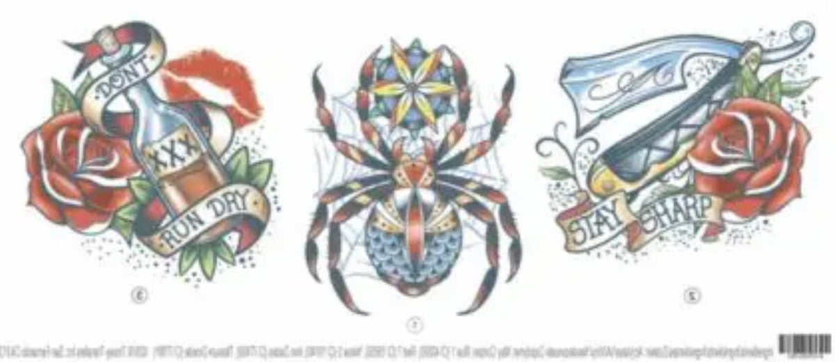 Tinsley Tattoos FX Spider Neck Tattoos – Behind The Mask